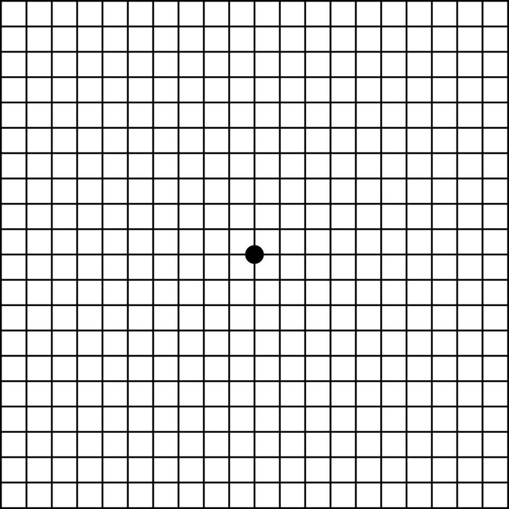 Amsler-Gitter-Test – Selbsttest zur Früherkennung von Makula ...